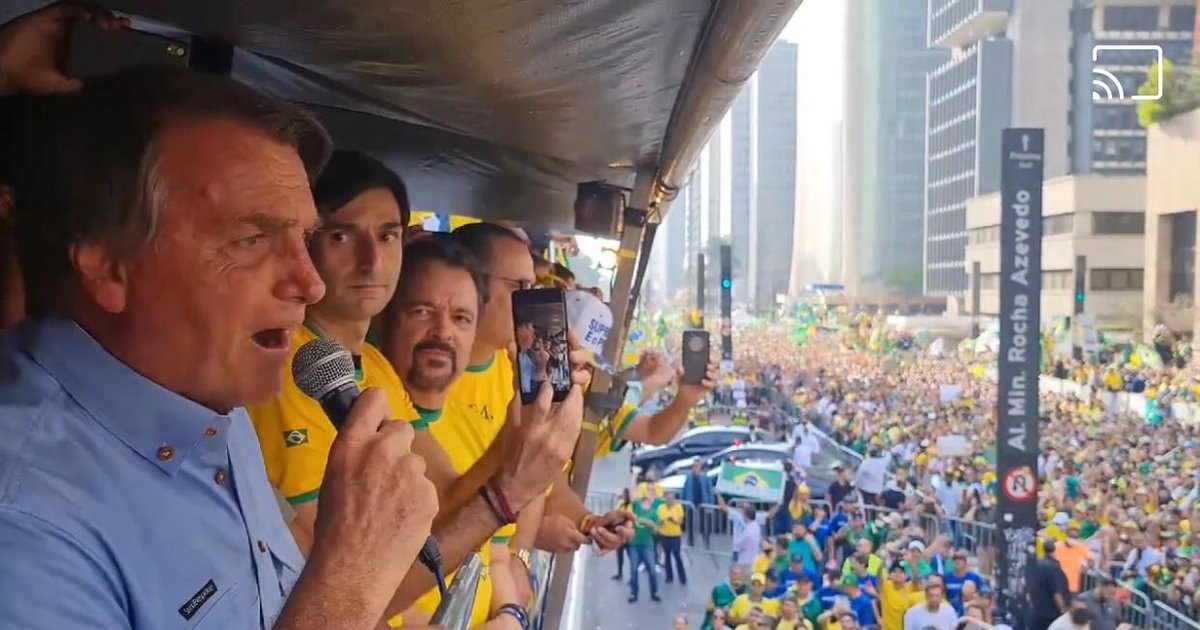 Manifestação De Bolsonaro Na Avenida Paulista Gera Intensa Polarização